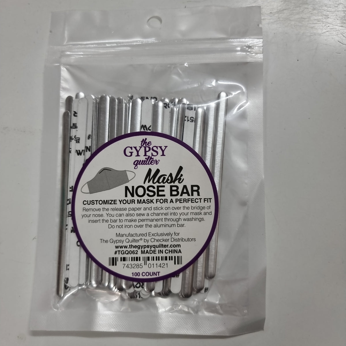 Mask Nose Bar – Aroha Quilts