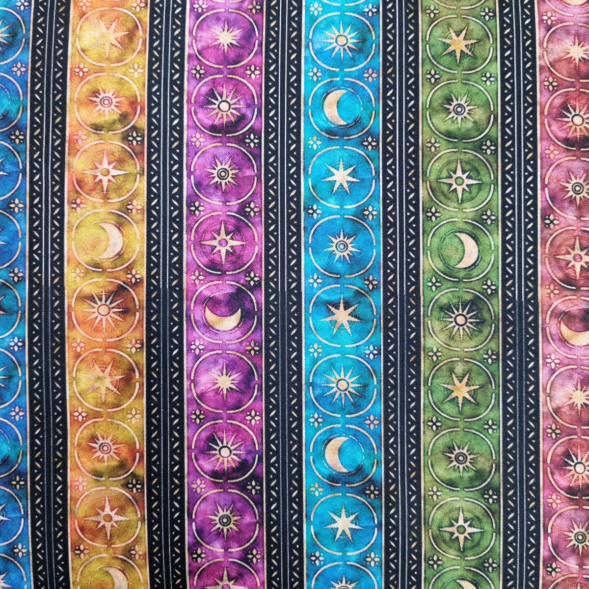 Celestial stripe - multi – Aroha Quilts