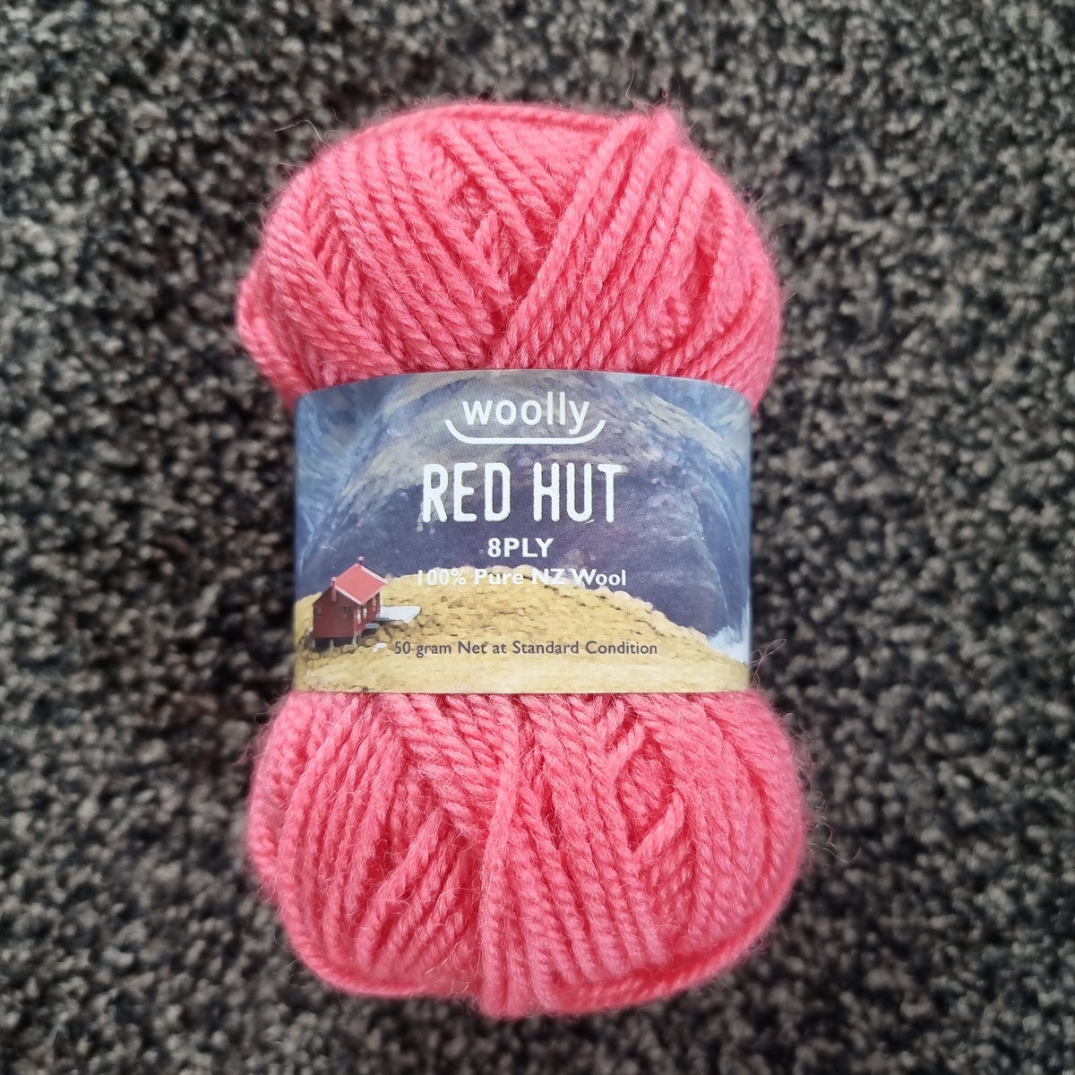 Red Hut 8ply Wool 21 Coral – Aroha Quilts