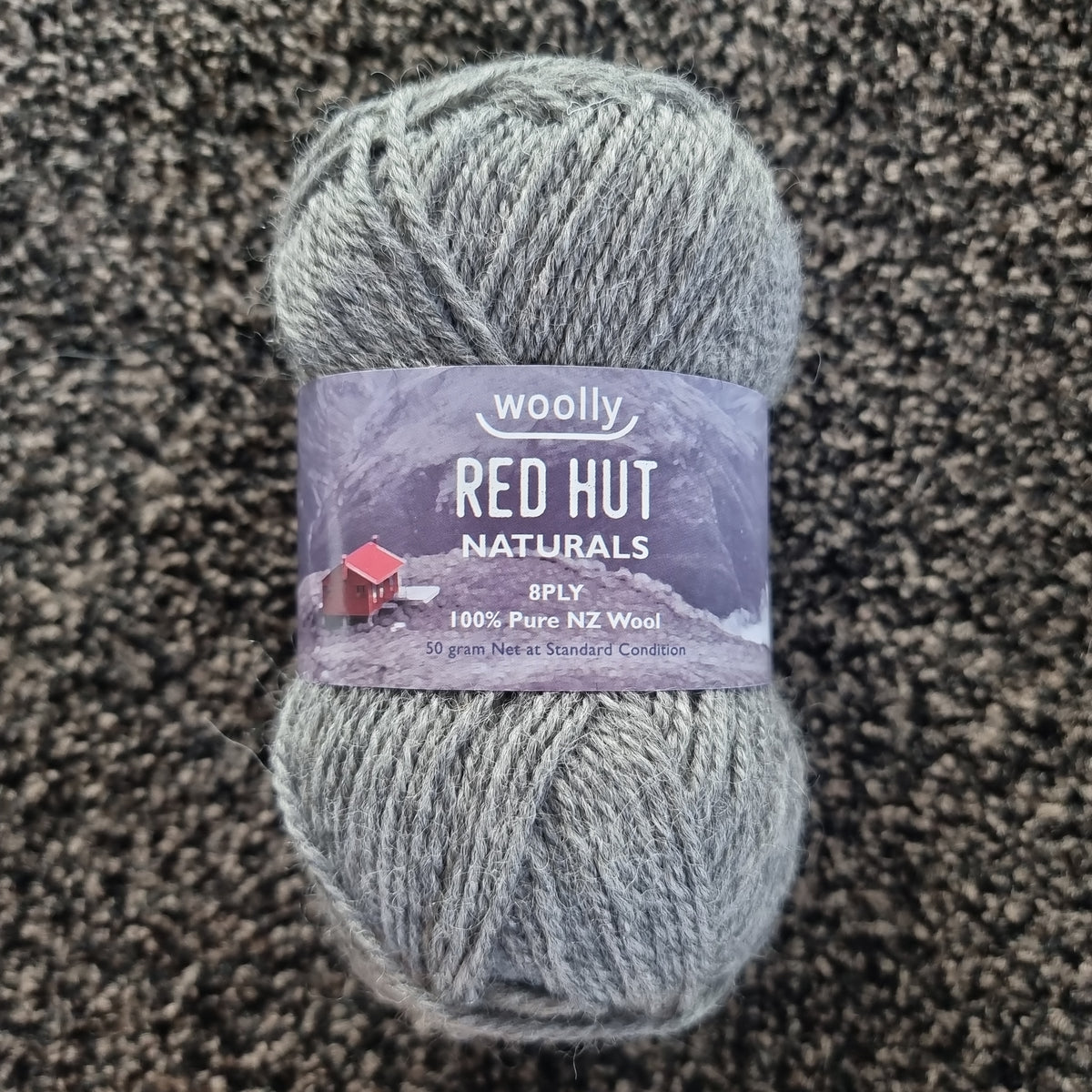 Red Hut Naturals 8ply Wool 103 GreyStone – Aroha Quilts