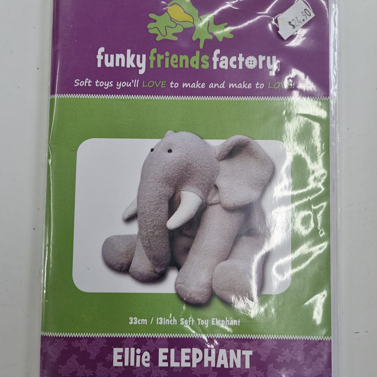 Funky friends- Elephant – Aroha Quilts